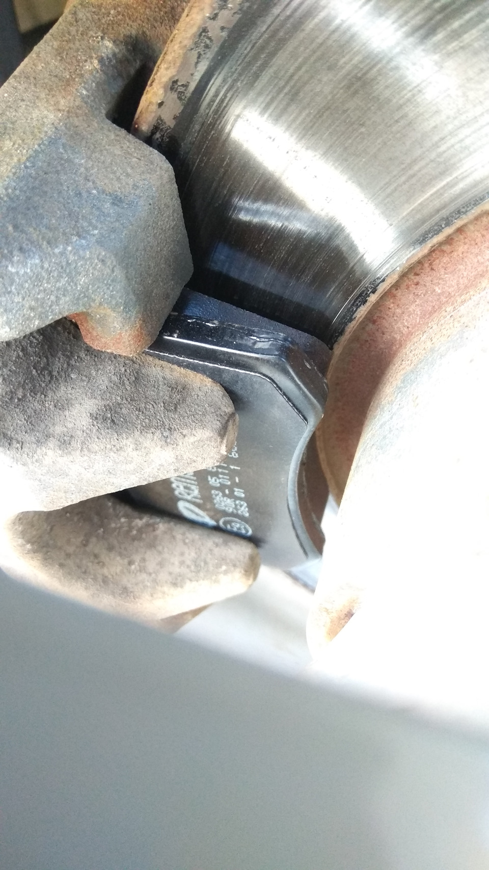 Колодки покупка, замена, краска-карандаш+лак — Volkswagen Jetta VI, 1,4 ...