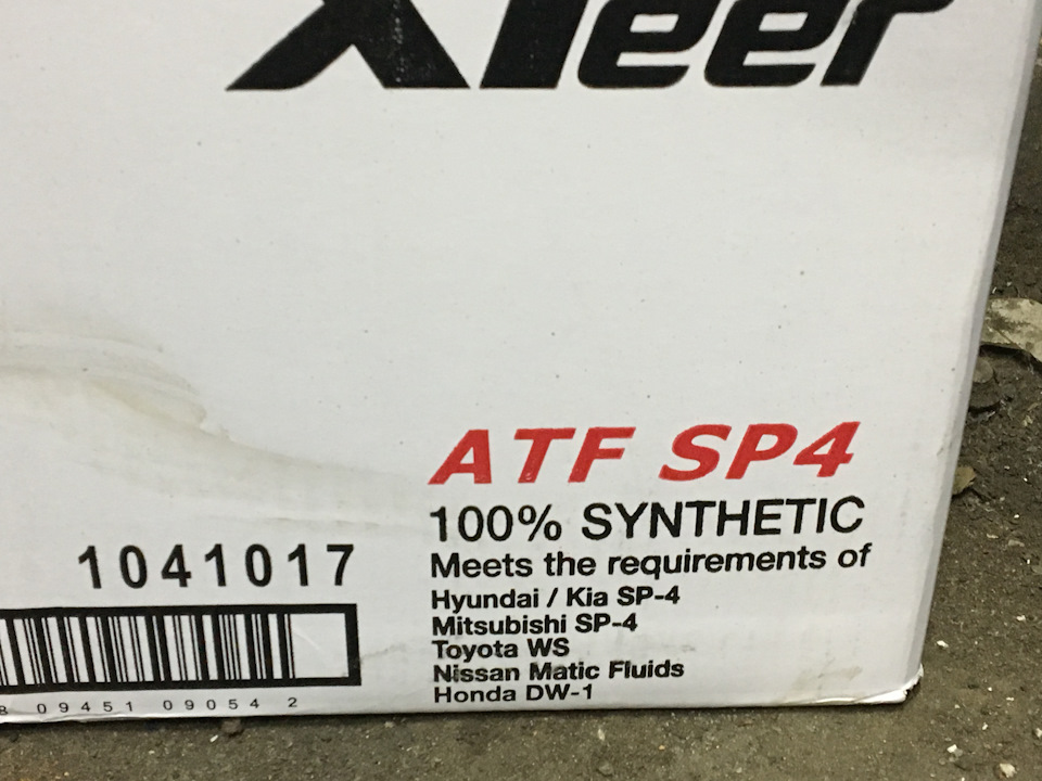 1041017 HYUNDAI XTeer ATF SP4 4*4 lt KIA HYUNDAI | Запчасти на DRIVE2