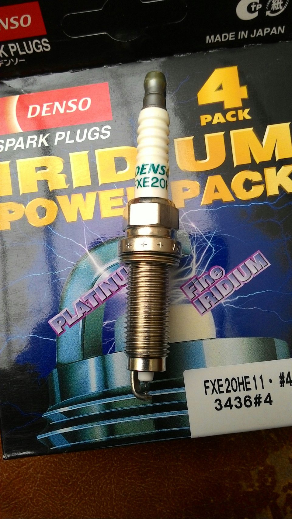 FXE20HE11 Свеча (Iridium) DENSO | Запчасти на DRIVE2