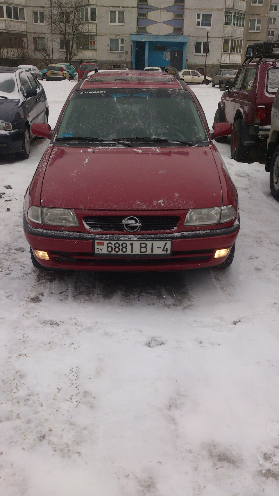 Зимнее фото — Opel Astra F, 1,7 л, 1997 года | фотография | DRIVE2