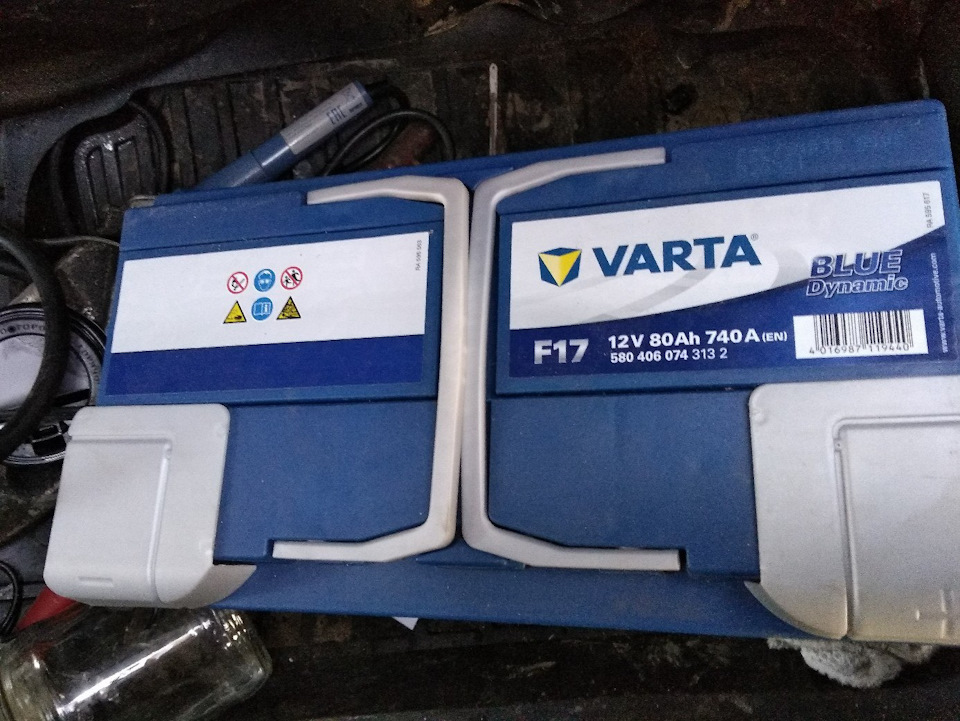 5804060743132 Аккумулятор автомобильный Varta Blue Dynamic F17 6СТ-80 VARTA | Запчасти на DRIVE2