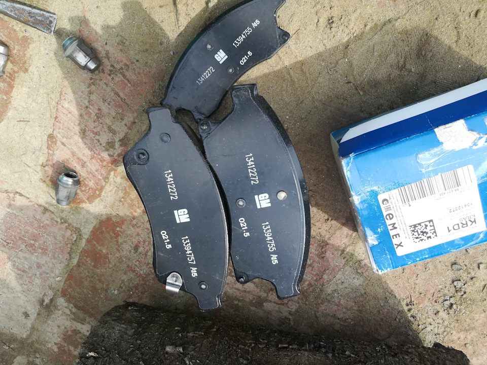 13412272 Колодки тормозные дисковые комплект GM | Запчасти на DRIVE2