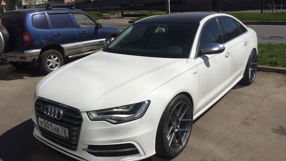 Audi s6 vs BMW 135 mod turbo — Audi S6 (C7), 4 л, 2013 года | видео ...