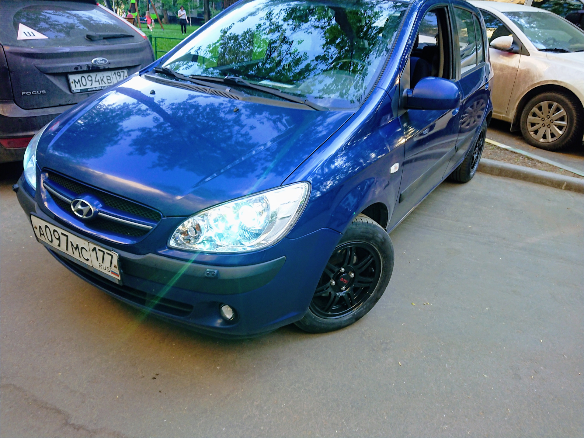 Новые диски. — Hyundai Getz, 1,4 л, 2006 года | колёсные диски | DRIVE2