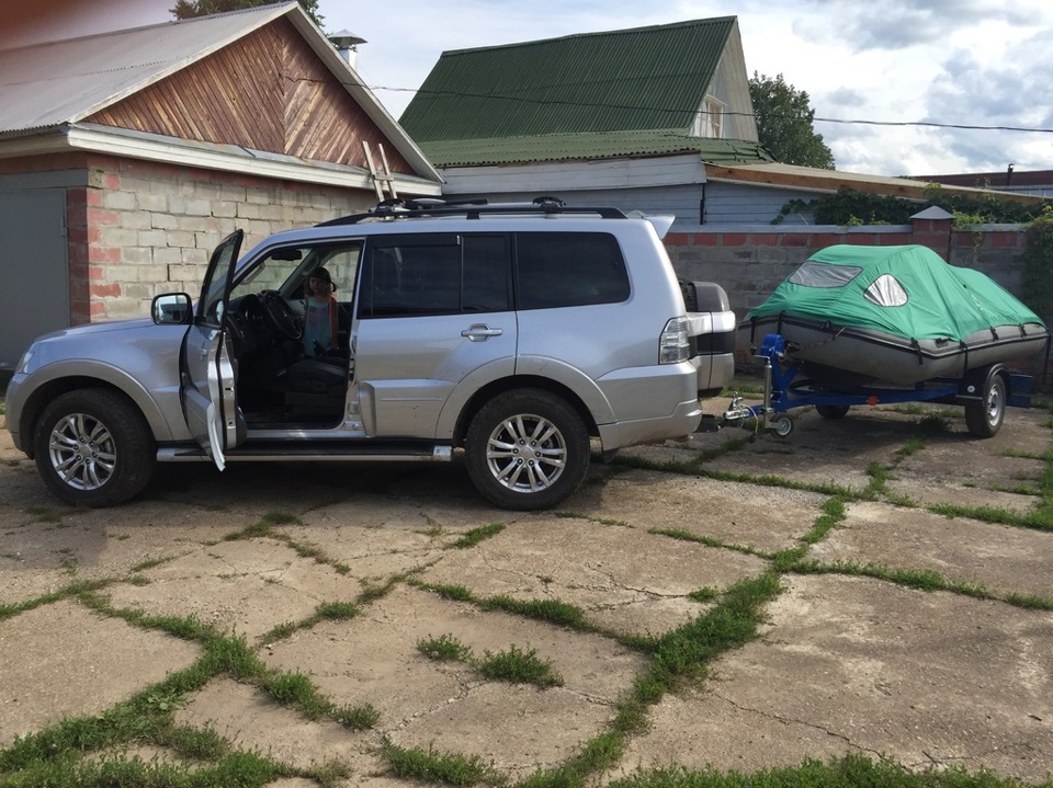 Фаркопом пользуемся активно) — Mitsubishi Pajero (4G), 3 л, 2014 года ...