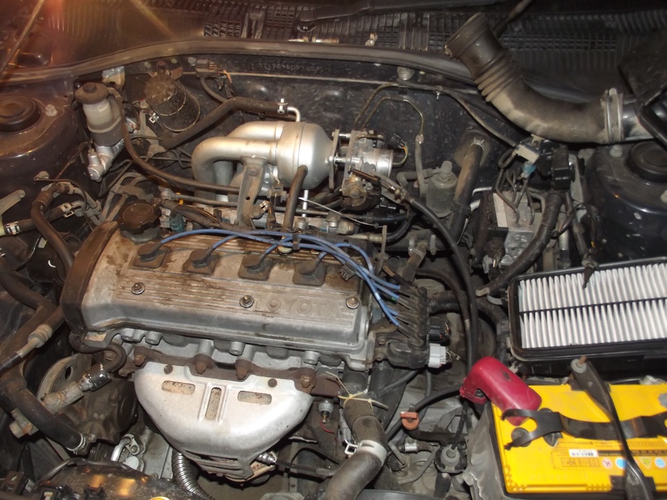Первое ТО или начинаем капаться в машинке) — Toyota Caldina (190), 1,5 ...
