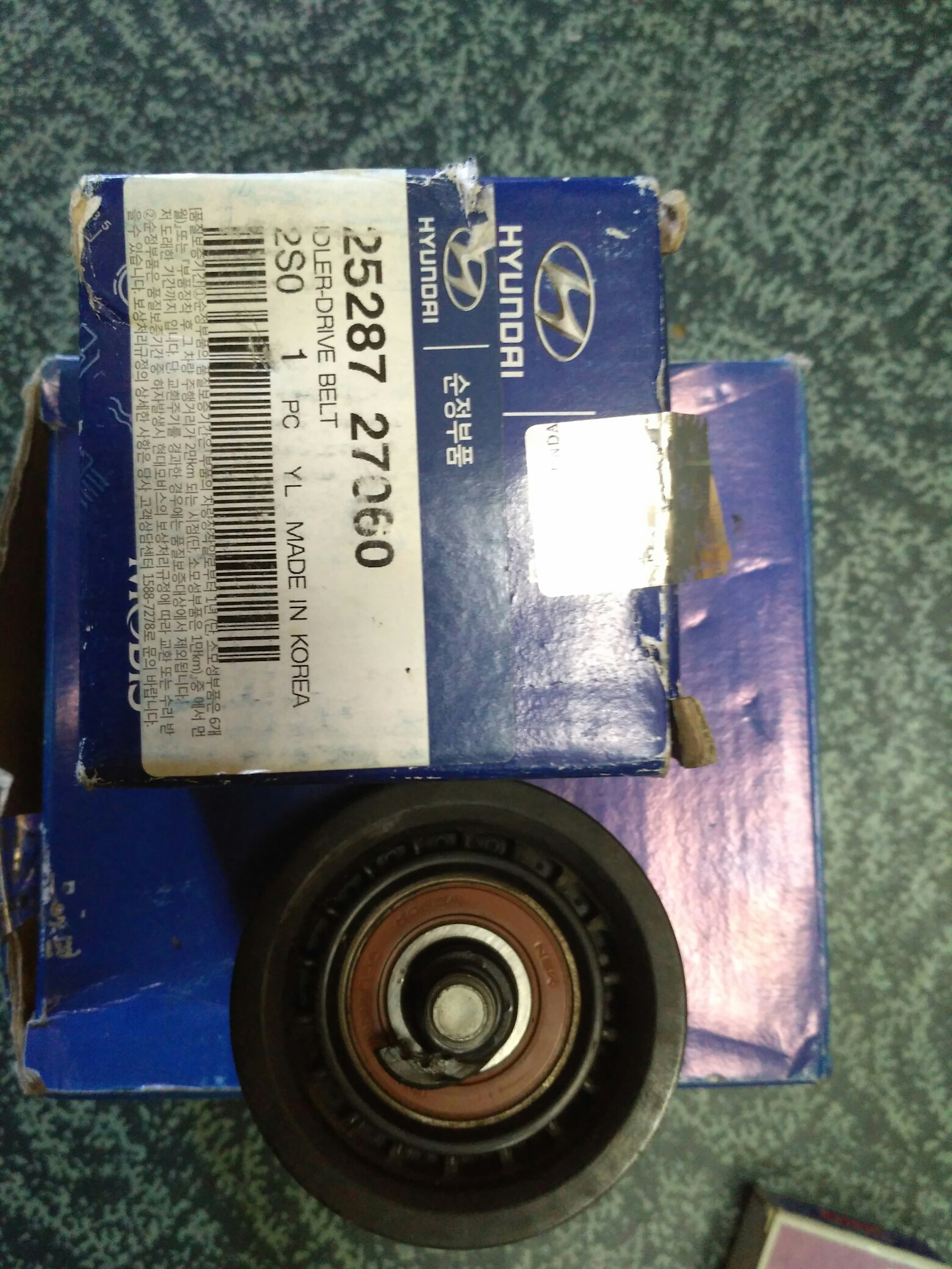 Замена верхнего ролика или частичка CRDI ;) — Hyundai Santa Fe (3G), 2 ...