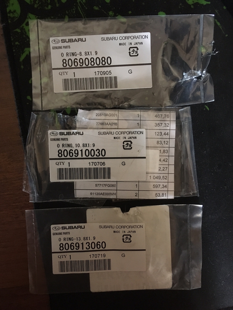 Вырезал каты, прошился и заменил резинки щупа. — Subaru Legacy (BL/BP ...