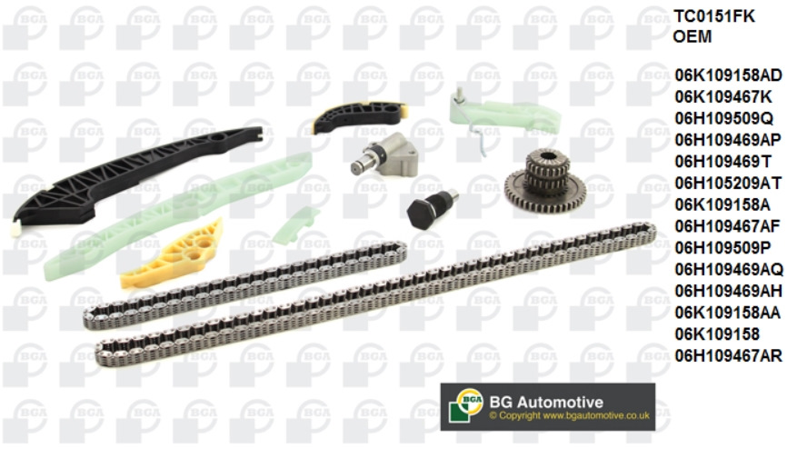 06H109467AR Натяжное устройство цепи VAG | Запчасти на DRIVE2