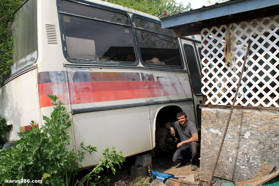 Снятие подушки прицепа — IKARUS 286, 9,9 л, 1982 года | своими руками ...