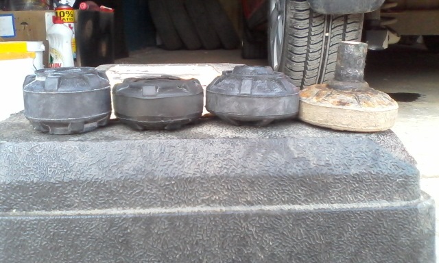 Замена задних амортизаторов. — Hyundai Getz, 1,4 л, 2005 года ...