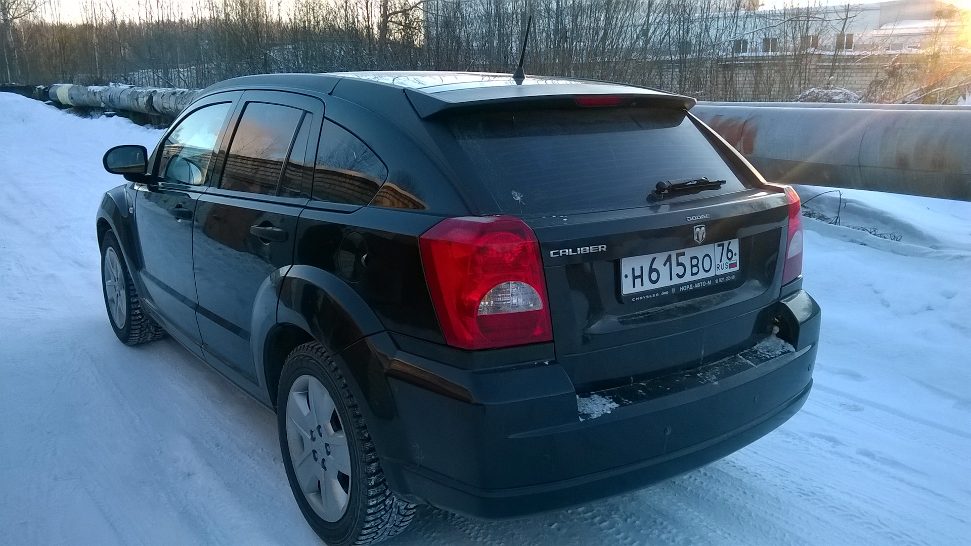 #82. Холодный январь 2017. — Dodge Caliber, 1,8 л, 2008 года ...