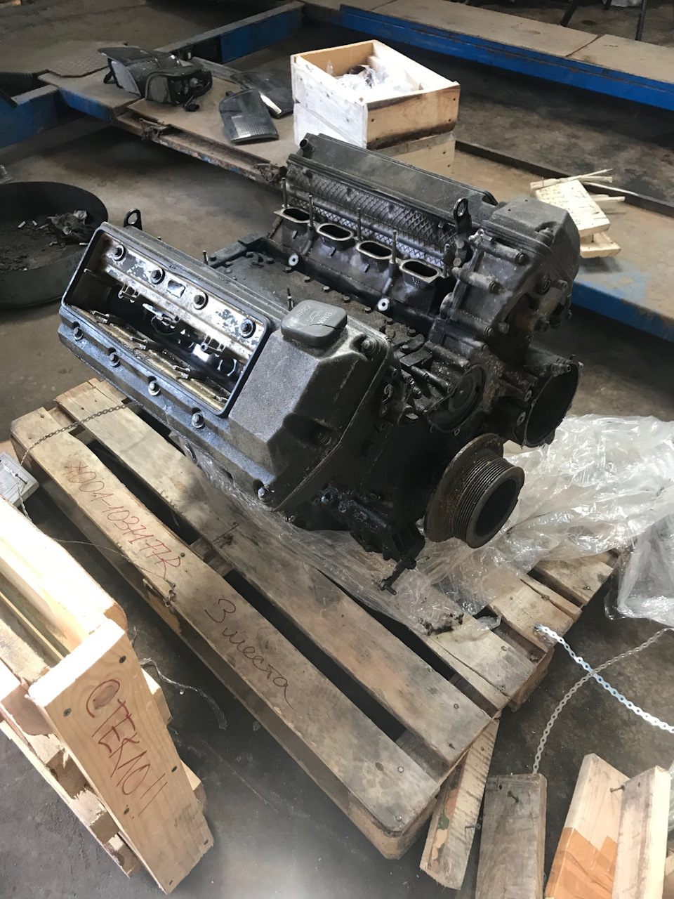 2. Мотор m62b44tu — BMW X5 (E53), 4,4 л, 2001 года | запчасти | DRIVE2