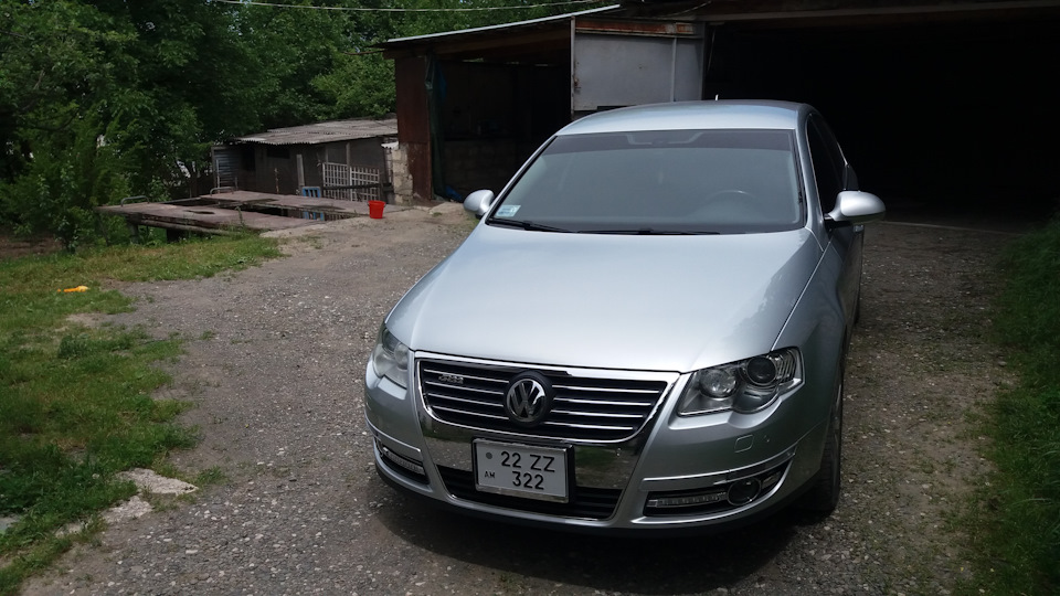 Тонировал полоску на лобовом стекле PASSAT B6 — Volkswagen Passat B6, 3 ...