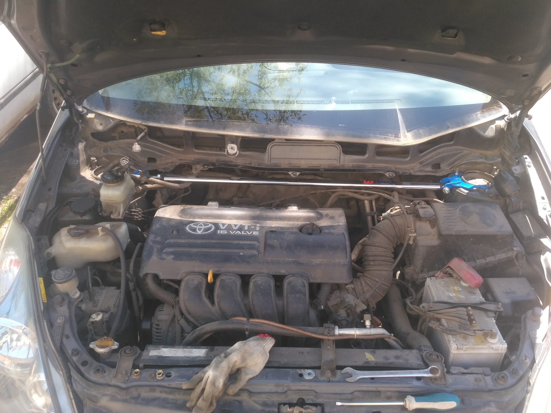 Распорка — Toyota Wish (AE10), 1,8 л, 2003 года | тюнинг | DRIVE2