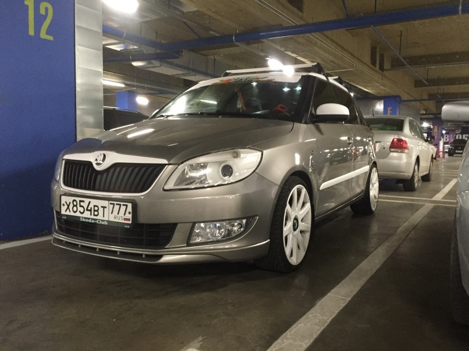 Тунинх — Skoda Fabia Mk2, 1,6 л, 2014 года | тюнинг | DRIVE2