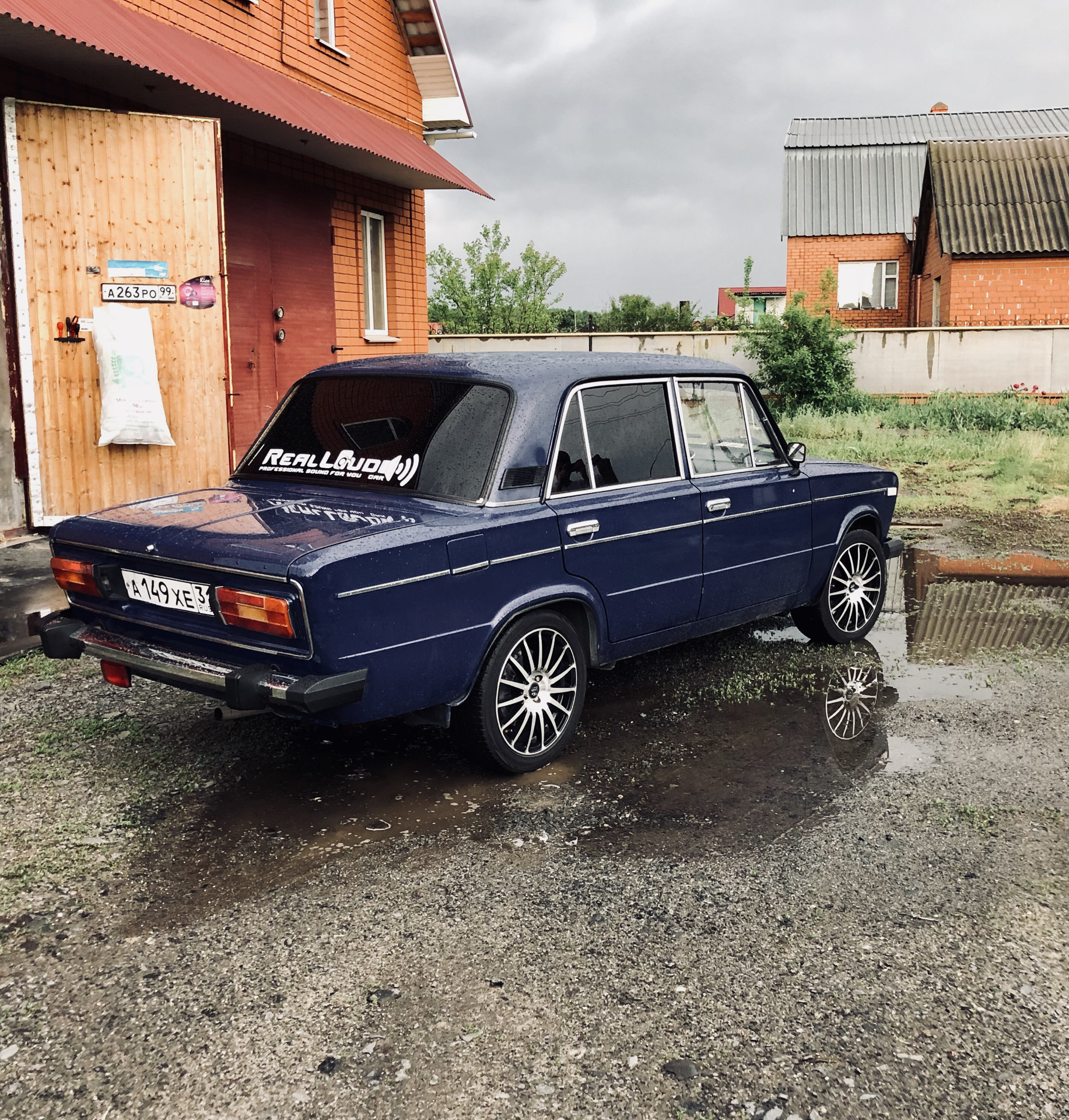 Примерка 16-рей с Calina Sport 2 — Lada 2106, 1,6 л, 1997 года | колёсные диски | DRIVE2