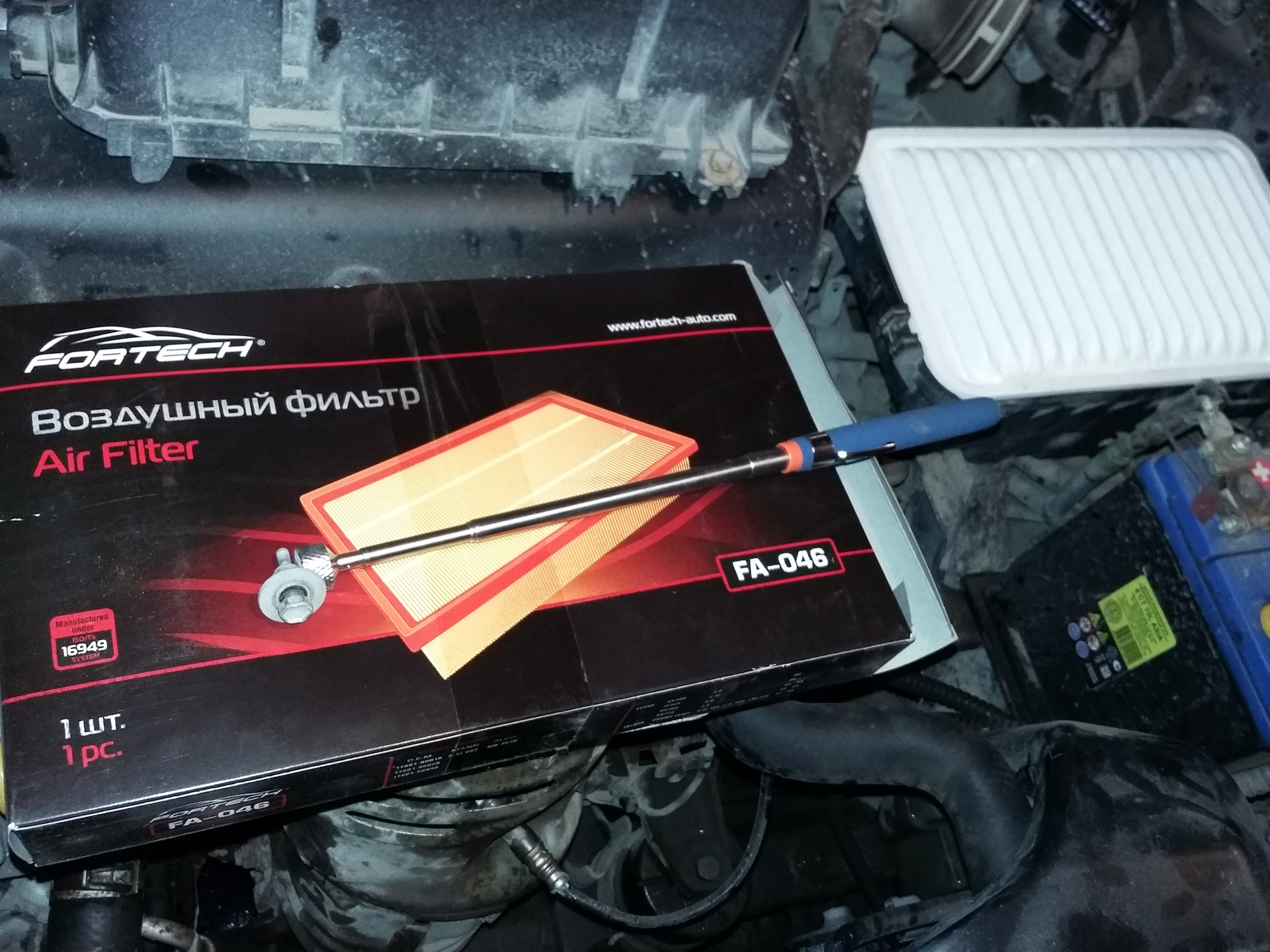 Антифриз, мойка радиаторов, воздушный фильтр. — Toyota Camry (XV30), 2 ...