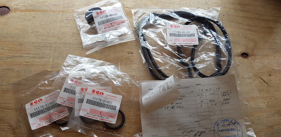 Свечи IRIWAY 7 и замена прокладки клапанной крышки. — Suzuki Escudo (3G ...