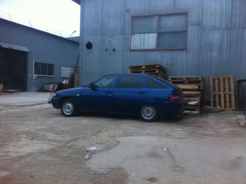 Серебристые штампы и Кордиант спорт 2 — Lada 21124, 1,6 л, 2007 года ...