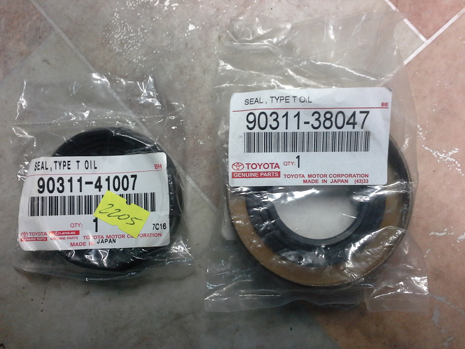 Тихон — Замена сальников переднего редуктора и раздатки. — Toyota ...