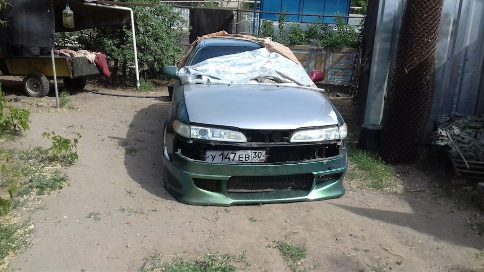 Задняя резина потенза — Toyota Mark II (90), 2,5 л, 1993 года | шины ...