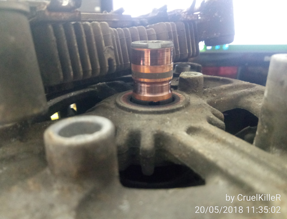 2я жизнь генератора Hyundai Accent 2nd, 80А. — Hyundai Accent (2G), 1,5 ...