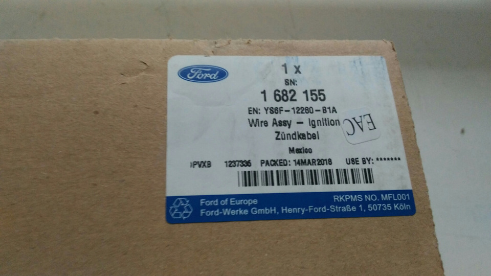 Новые высоковольтные провода⚡ — Ford Focus Sedan II, 1,6 л, 2007 года ...