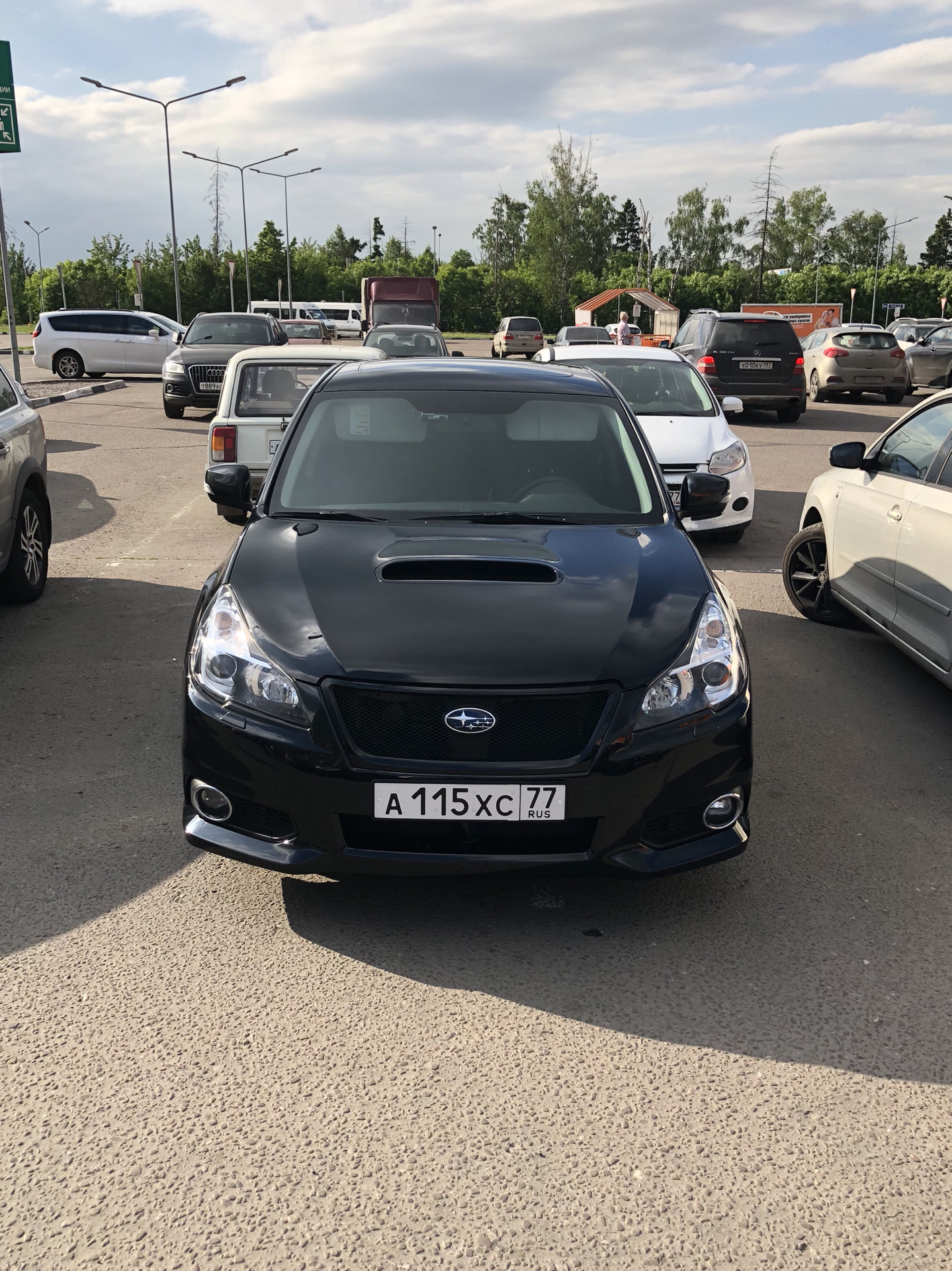 Поставил новую решетку — Subaru Legacy (BM/BR), 2,5 л, 2013 года ...