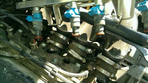 замена колец форсунок, прокладки ДЗ, соединительных муфт впускного ...
