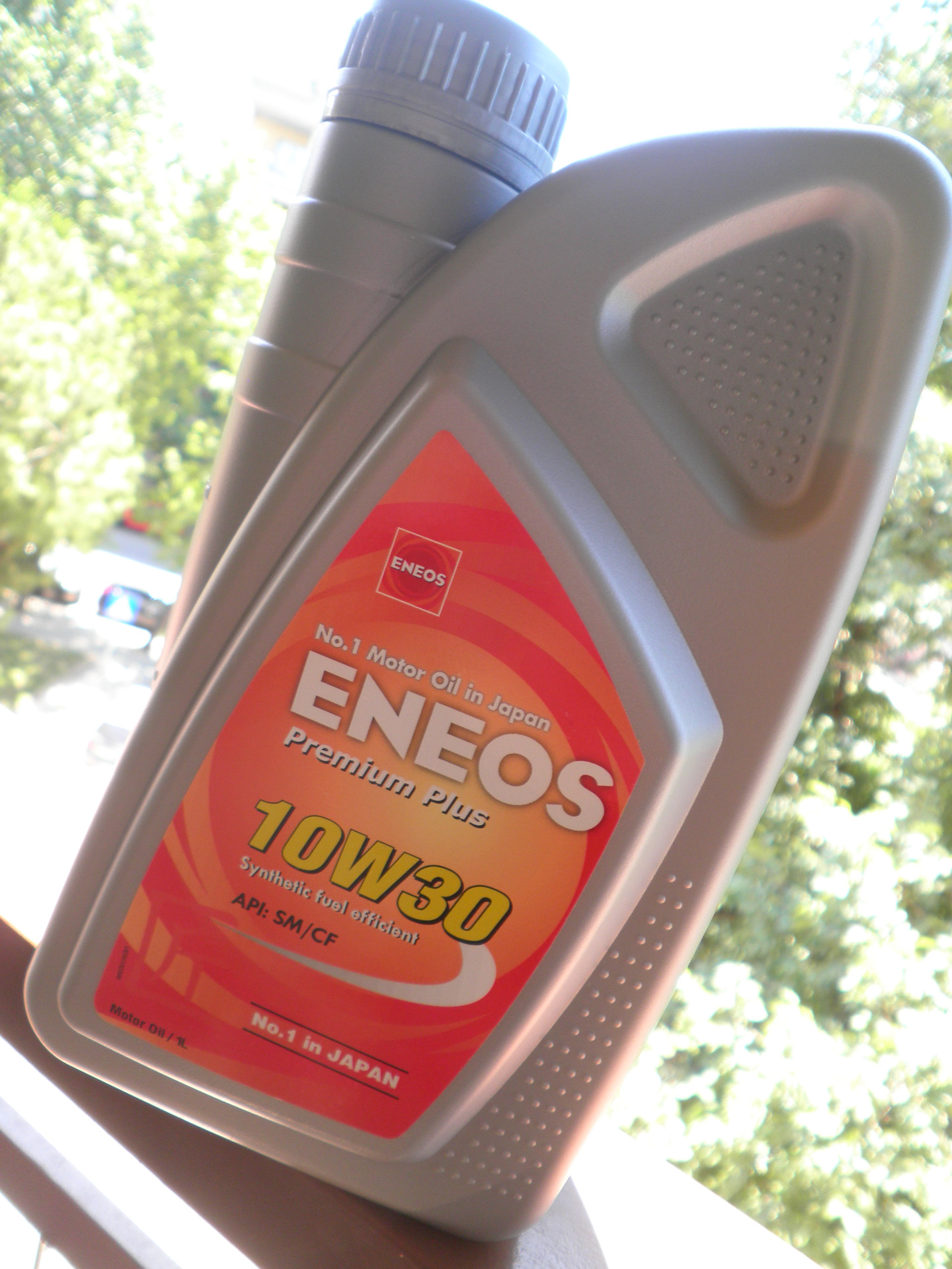 synthetic oil 10W30 ENEOS and filter for change — KIA Pro_Ceed (1G), 1,6 л, 2008 года ...