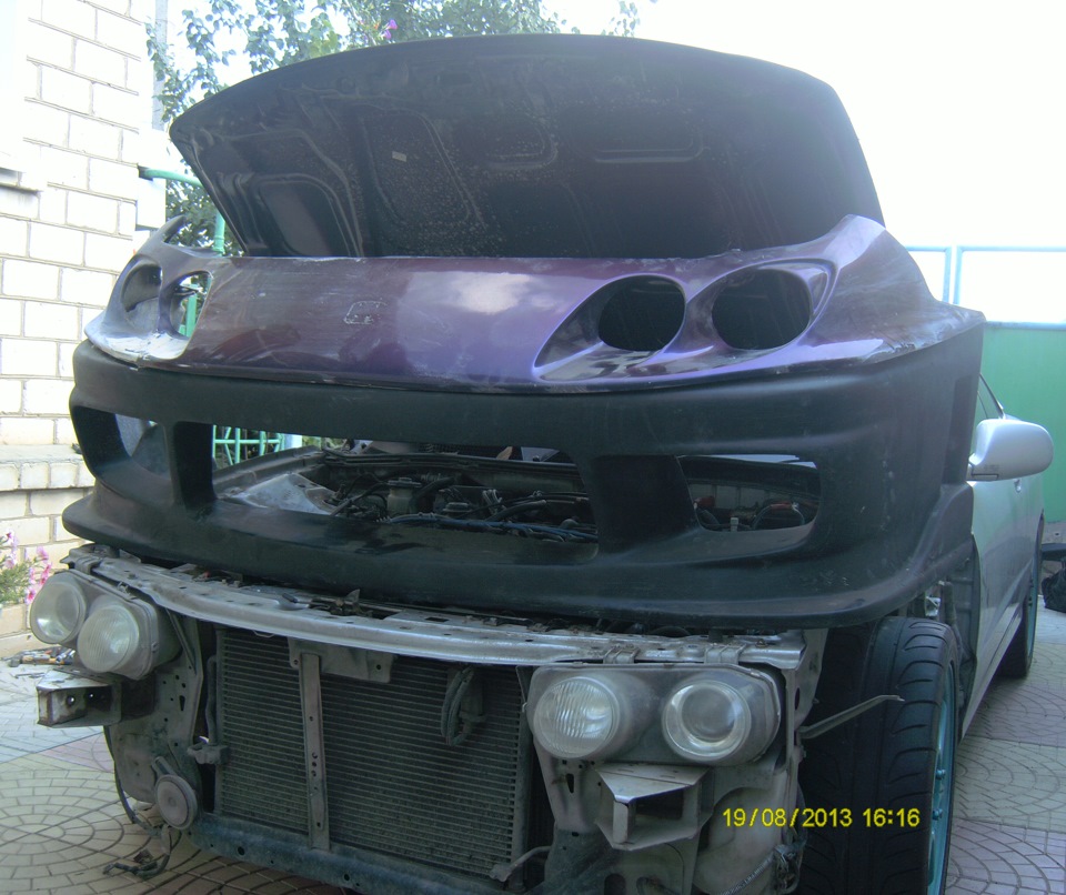 Распорки в крылья + черновик переднего бампера — Honda Integra (DC1/DC2 ...