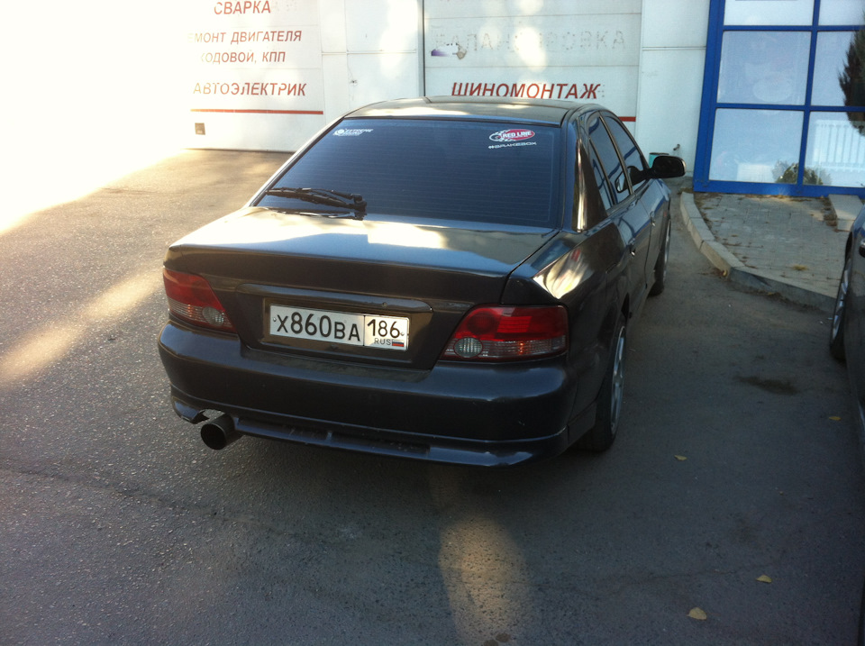Решил кардинально вопрос с задним номером — Mitsubishi Galant VR-4, 2,5 ...