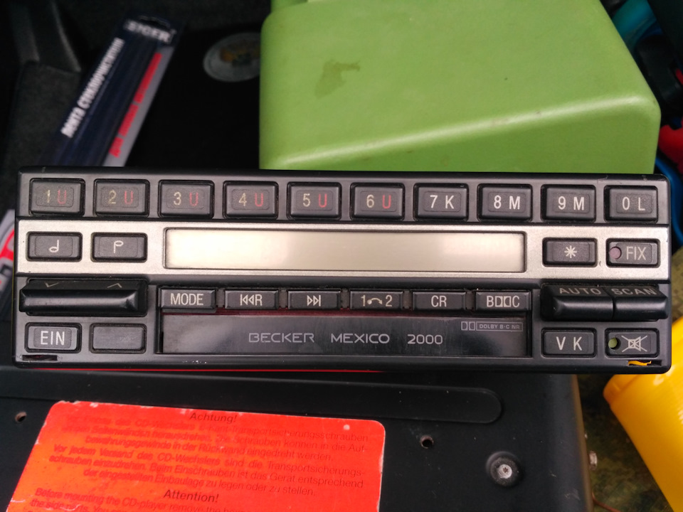 Becker mexico 2000 + Becker silverstone disc changer — Mercedes-Benz ...