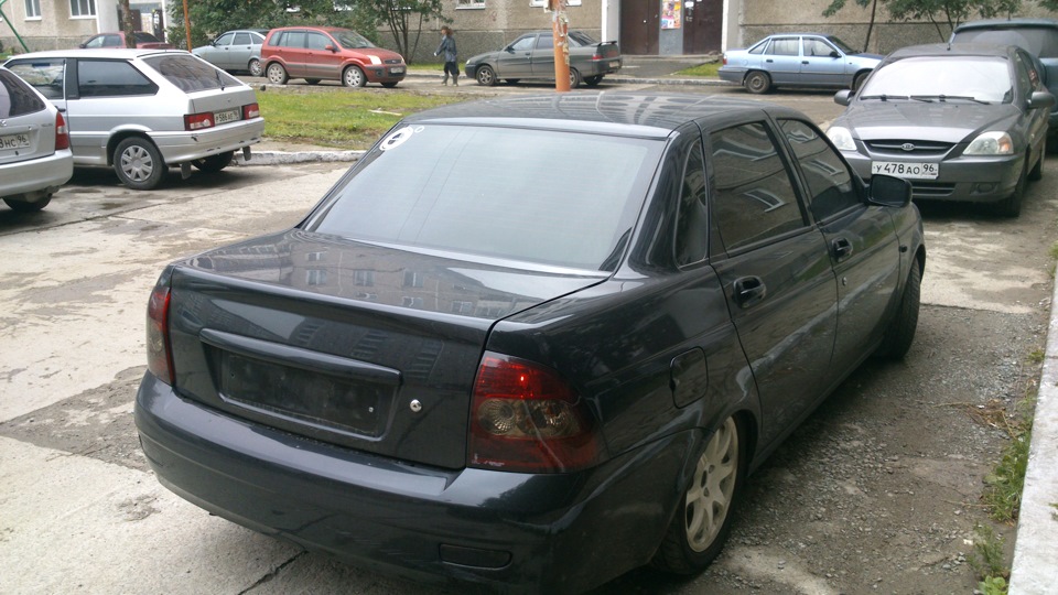 Притонировал стопари — Lada Приора седан, 1,6 л, 2011 года | стайлинг ...