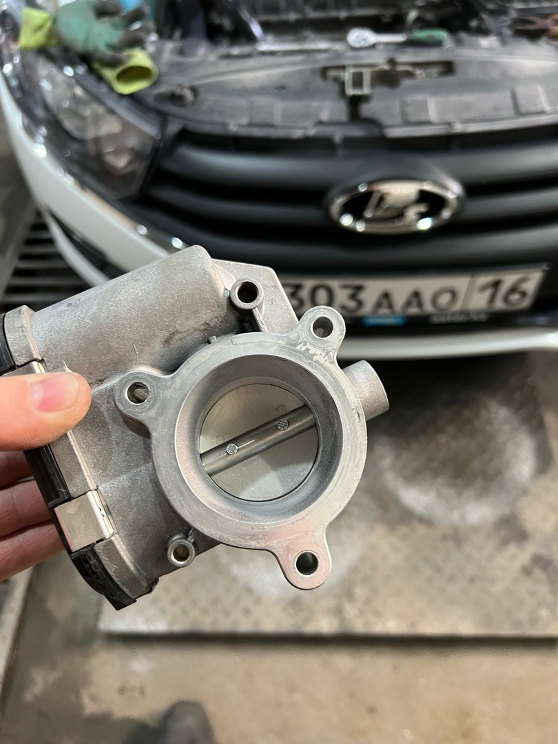 Дроссельная заслонка Т/О (30.000 км) — Lada Гранта (2G) FL, 1,6 л, 2022 ...