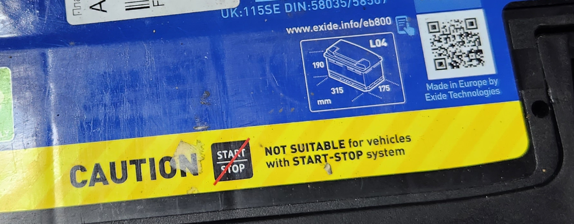 Замена аккумулятора EXIDE EB800 80Ah — Mercedes-Benz C-Class (W204), 1 ...