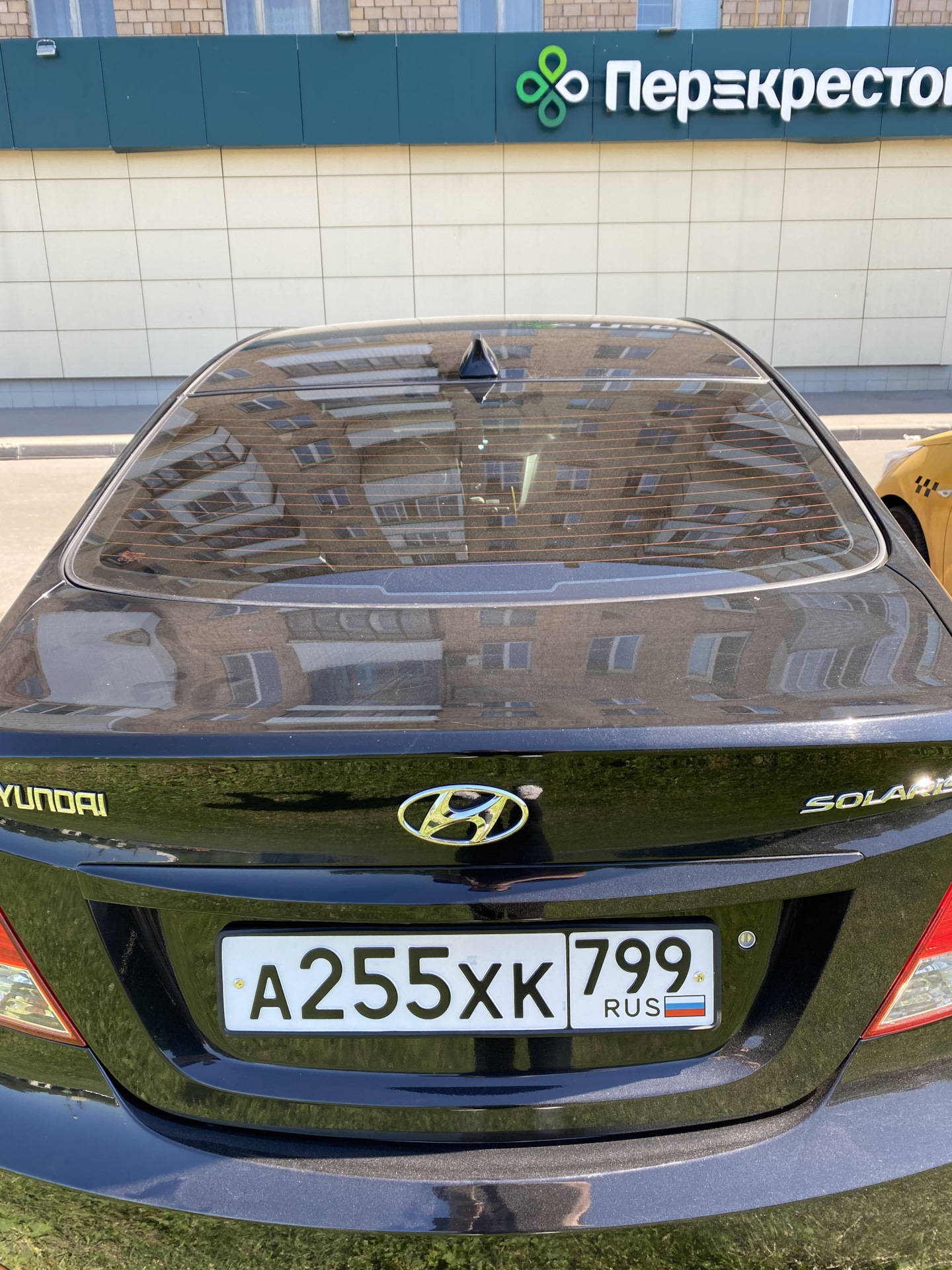 Плавник антенна — Hyundai Solaris (1G), 1,4 л, 2014 года | тюнинг | DRIVE2