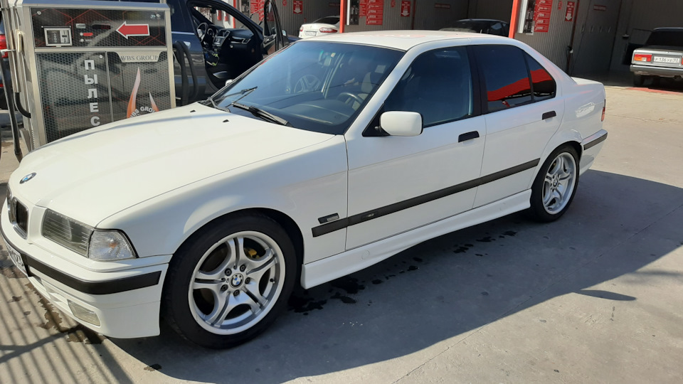 68 стиль разноширы! — BMW 3 series (E36), 2,5 л, 1992 года | колёсные ...
