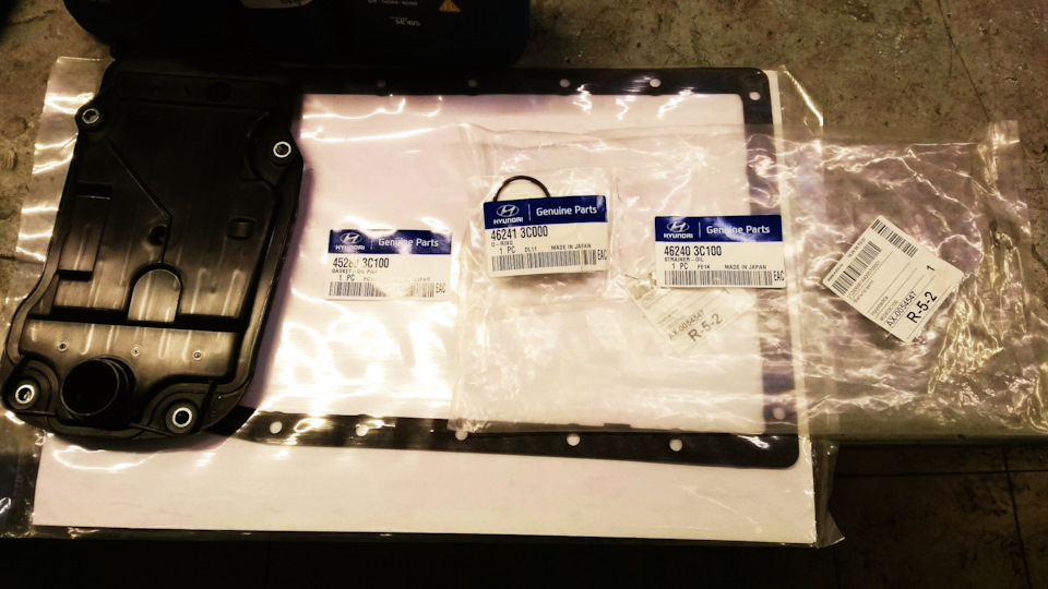 жижа в АКПП — Hyundai Genesis (1G), 3,8 л, 2008 года | визит на сервис ...