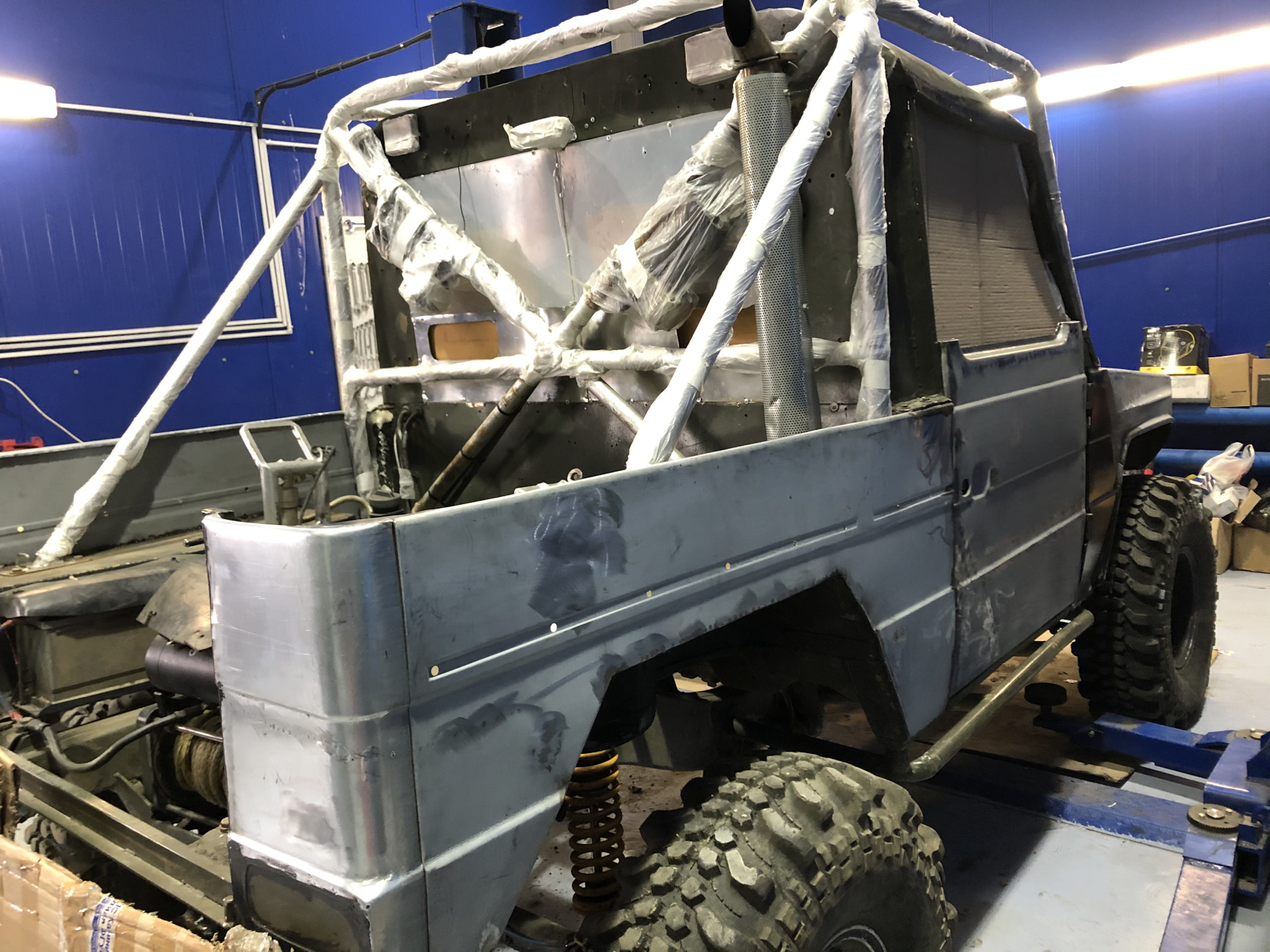 Будем красить — Mercedes-Benz G-Class (W460/W461), 2,7 л, 1988 года ...