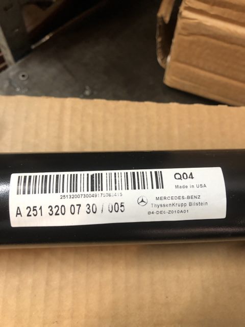 A2513200730 Амортизатор подвески Mercedes | Запчасти на DRIVE2