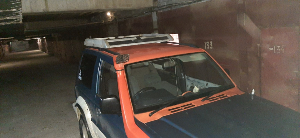 Багажник на крышу оригинал тойота — Mitsubishi Pajero (2G), 2,5 л, 1995 ...