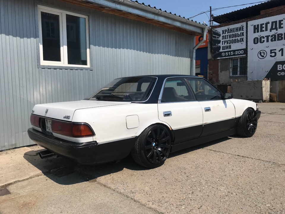 Uras Exsol R17x9.5 ET+15 — Toyota Mark II (80), 2 л, 1989 года ...