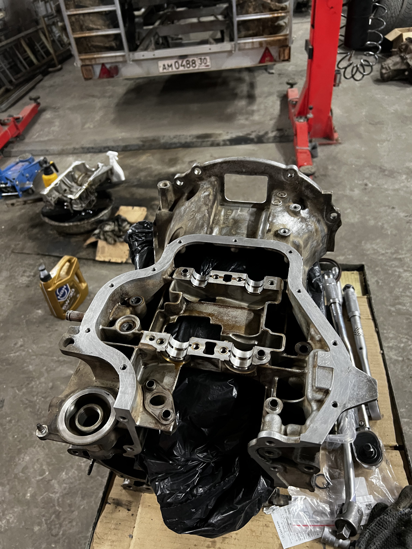 Замена усиленной панели картера от RAV4, новые баланс вкладыши — Toyota ...