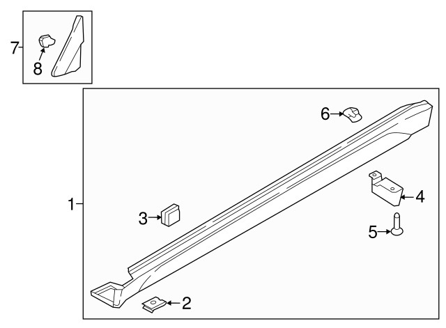 877582S000 Фиксатор молдинга кузова KIA HYUNDAI | Запчасти на DRIVE2
