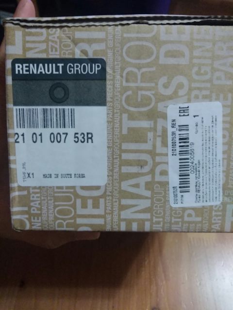 210100753R Насос водяной в сборе RENAULT | Запчасти на DRIVE2