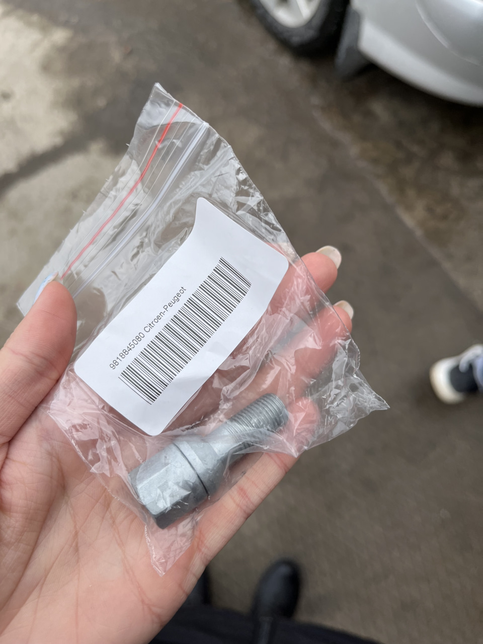 9818845080 КОЛЕСНЫЙ БОЛТ ДЛЯ ШТАМП ДИСКОВ 12X125 VIS FIX ROUE 12X125 ...