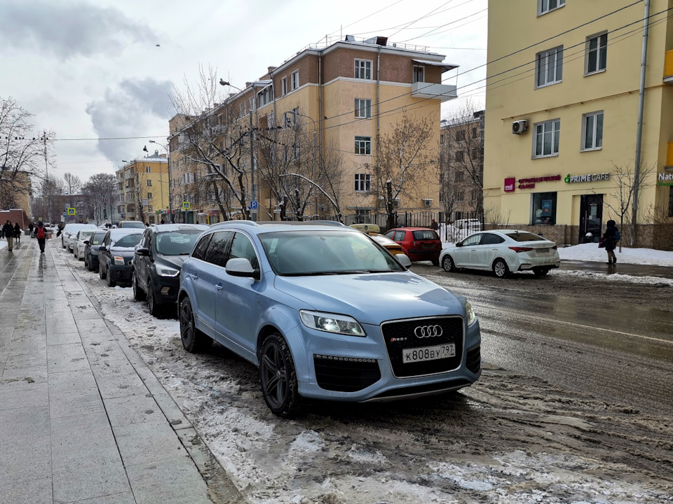 Антигравий днища и мелочи лкп — Audi Q7 (1G), 6 л, 2009 года | кузовной ...