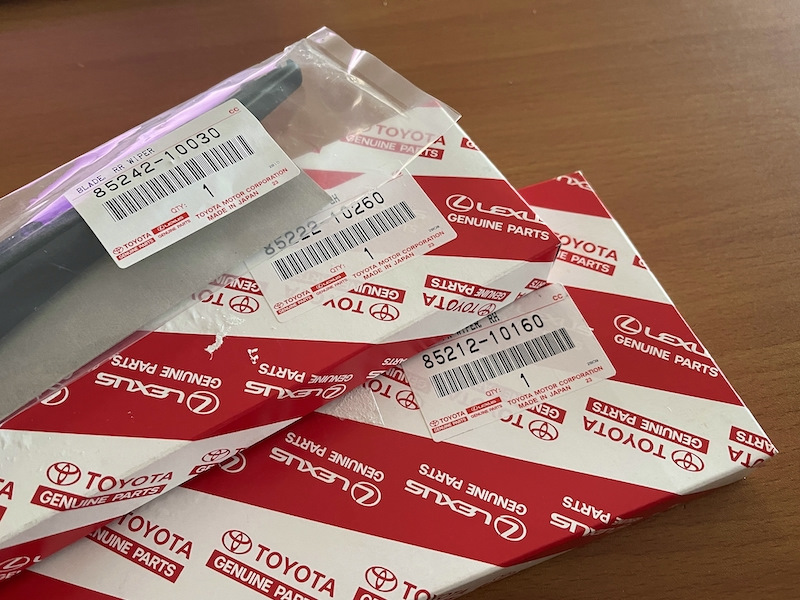 Дворники. 85212-10160, 85222-10260, 85242-10030 — Toyota C-HR, 1,2 л ...